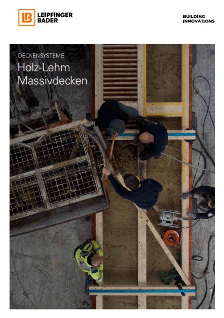 Holz-Lehm Massivdecke - Die Hybriddecke aus Holz und Lehm